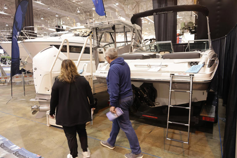 Winter outside, summer on the water inside at the Cleveland Boat Show ...