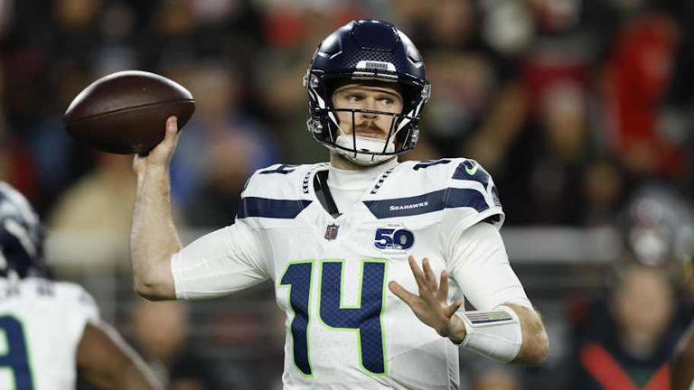 Mike Macdonald doubles down on Sam Darnold's status for Seahawks vs. 49ers