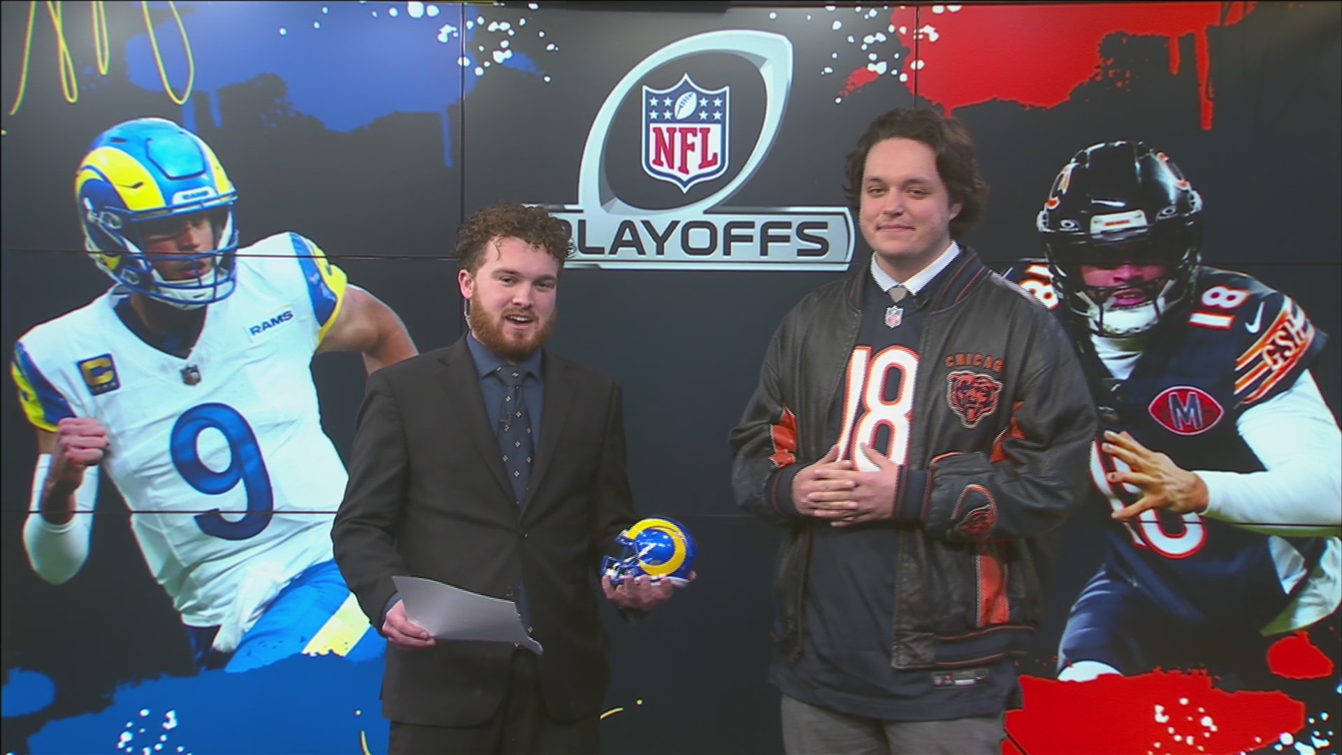 Intra-office rivalry for one NFL divisional round matchup this weekend