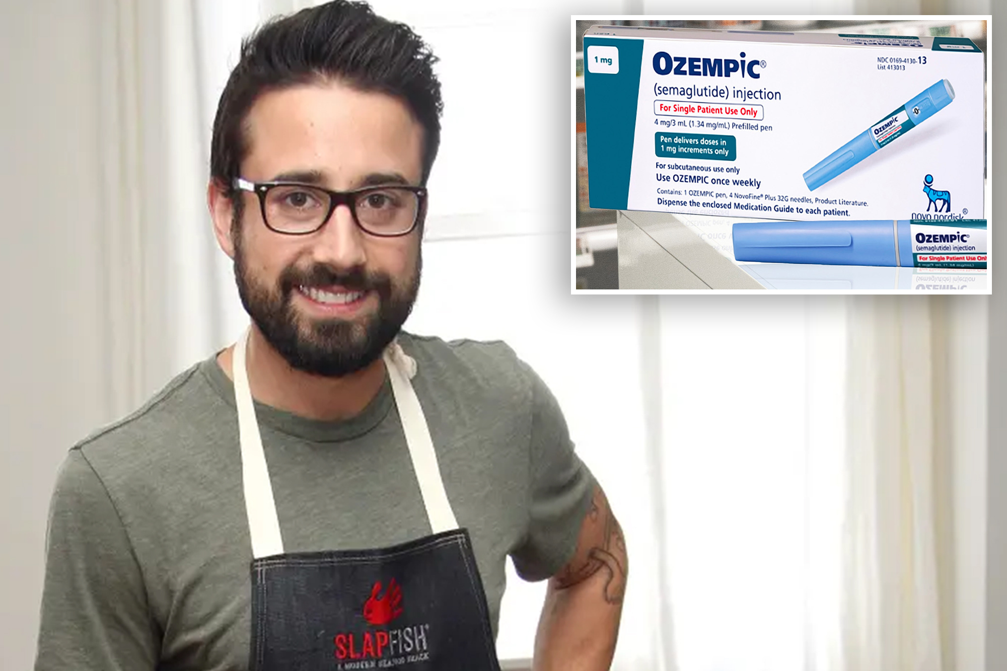 Celebrity chef drastically changes menu as Ozempic-fueled weight loss ...