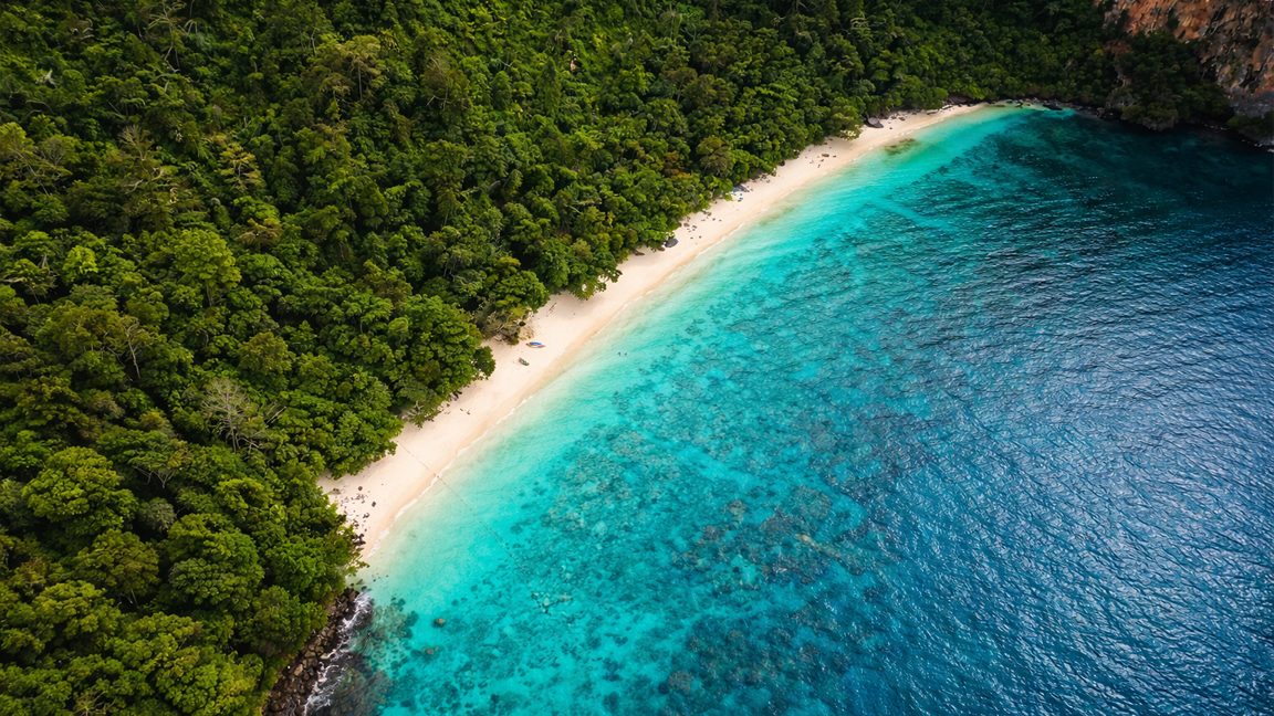 Hidden paradise by the sea