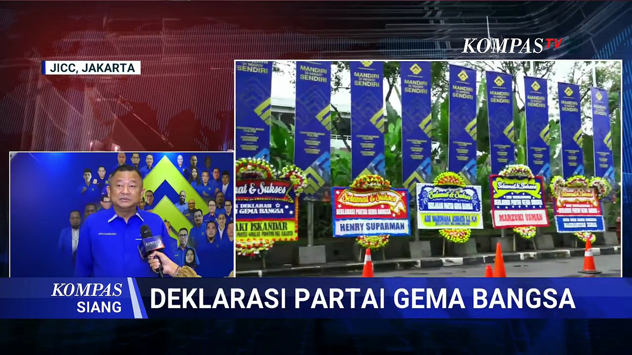 Partai Gema Bangsa resmi deklarasikan diri, siap jadi kekuatan politik ...