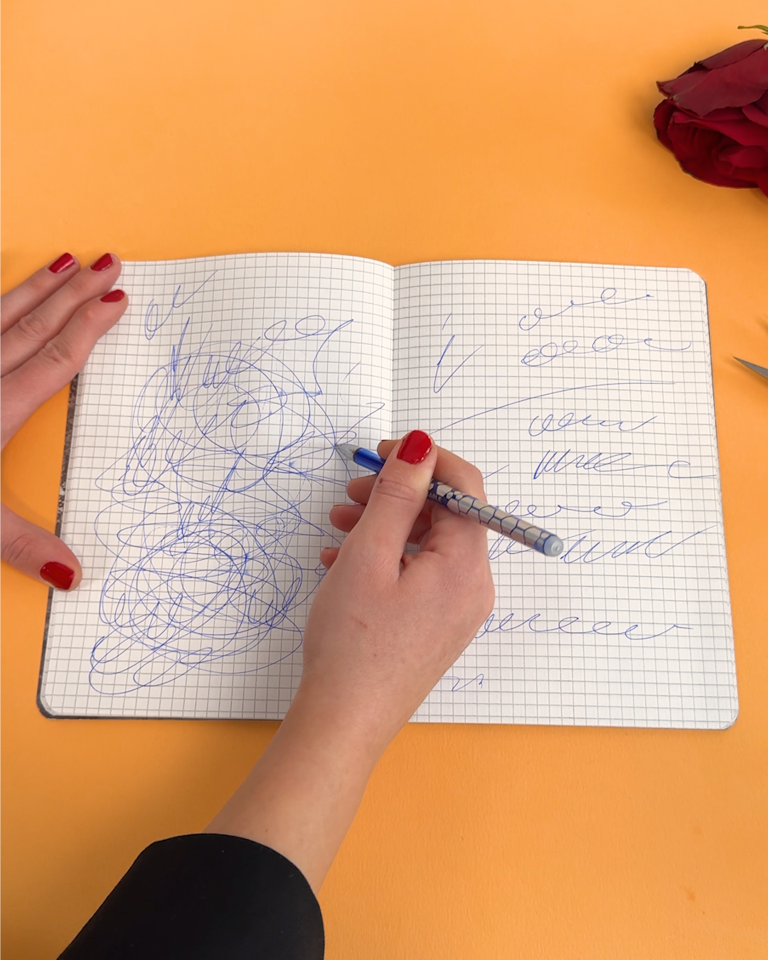 Erasing ink without an eraser