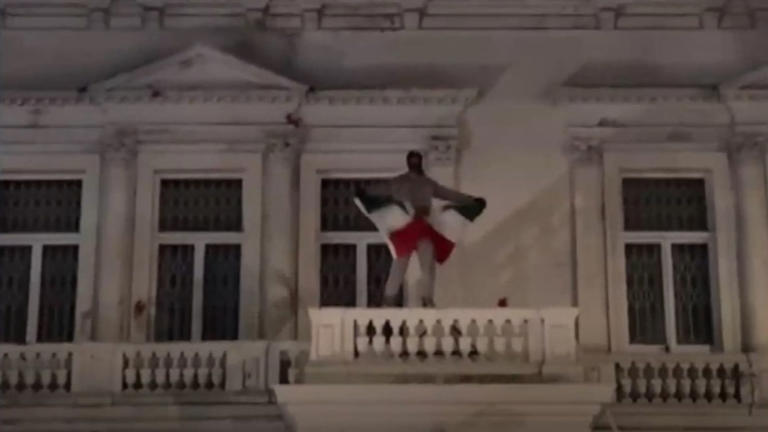 'Violent disorder' at Iran's London embassy leaves four police officers ...