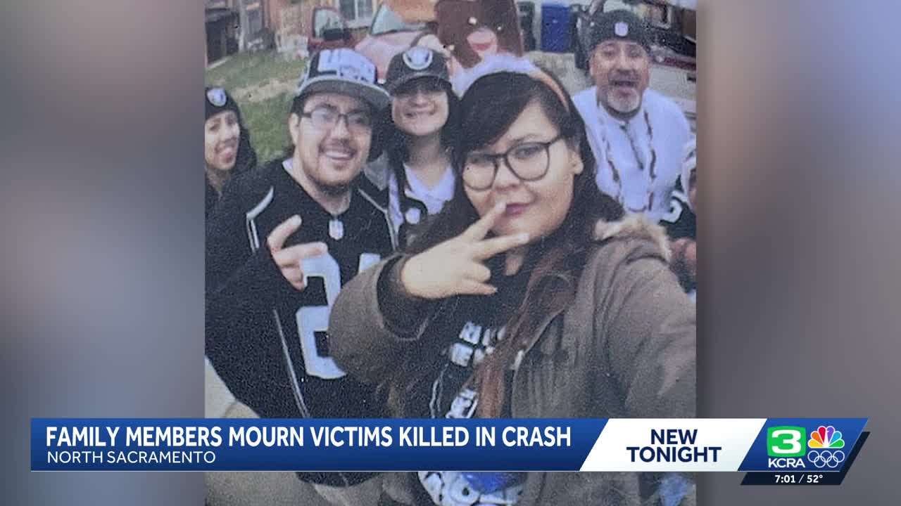 Family mourns loved ones lost in Sacramento crash that killed 3, injured 2