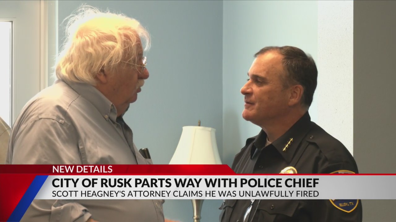 Rusk police chief Scott Heagney fired, lawyer claims disability ...