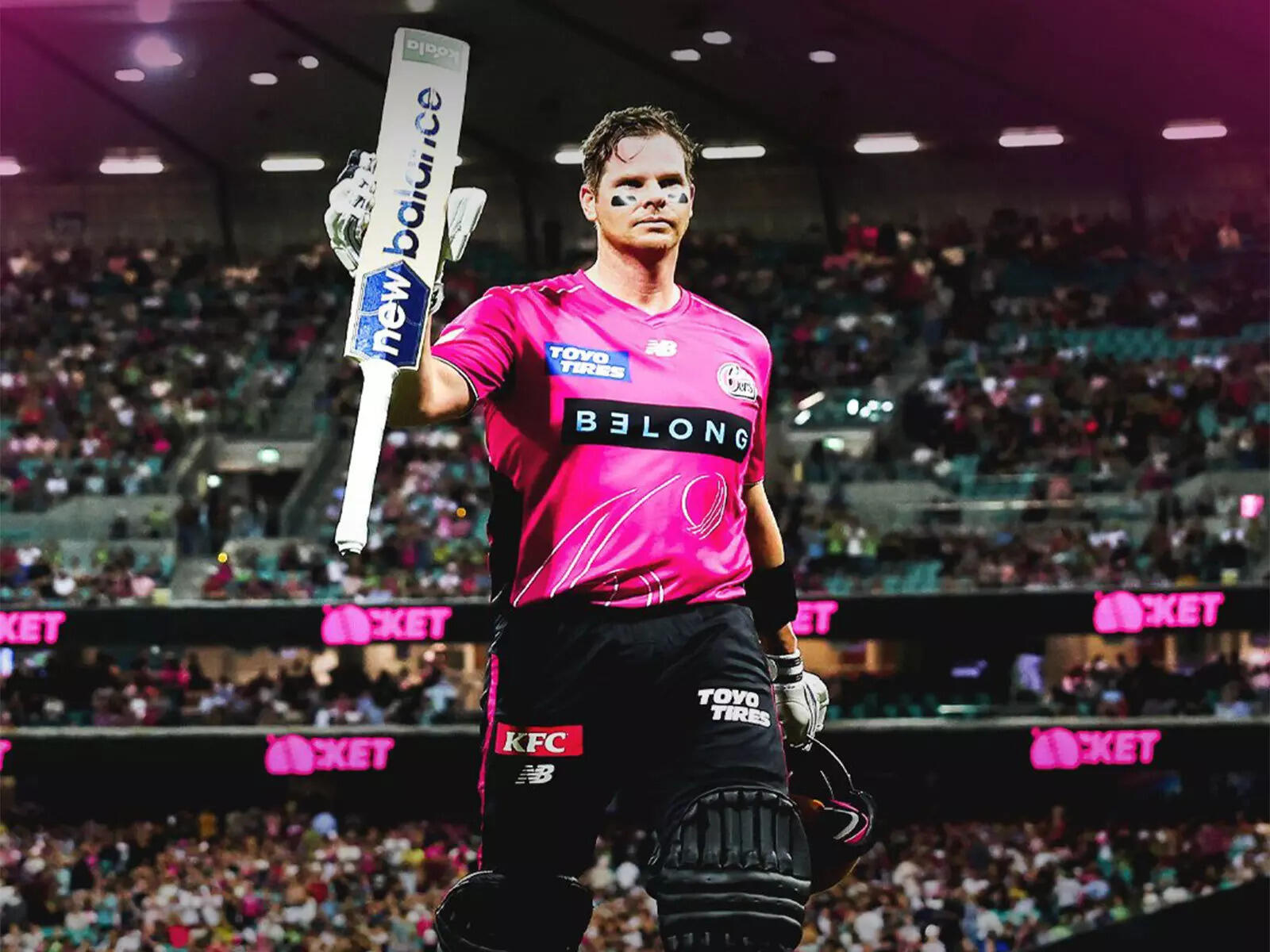 6, 6, 6, and one more 6: Steve Smith blasts Big Bash record 32 off ...