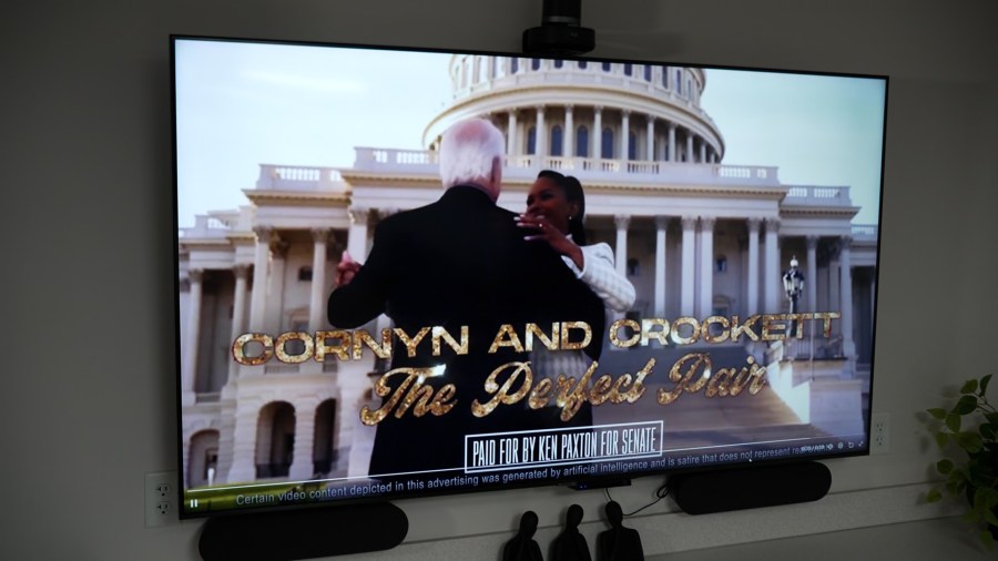 AI-generated video of Crockett, Cornyn dancing takes center stage in ...