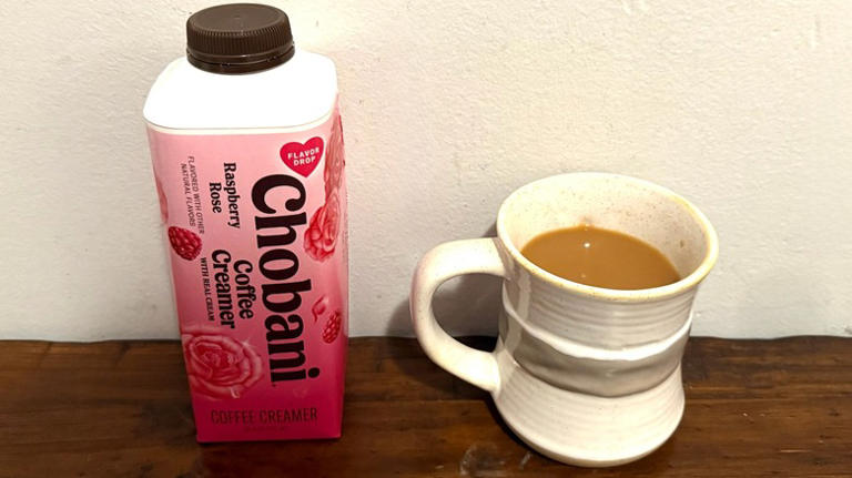 Review: Chobani raspberry rose coffee creamer adds a refreshing taste ...