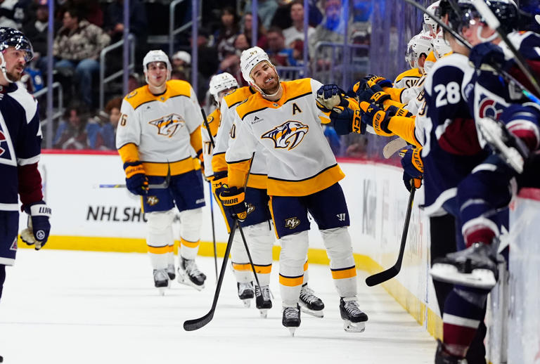 Ryan O'Reilly's hat trick leads Nashville Predators 7-3 over Colorado ...