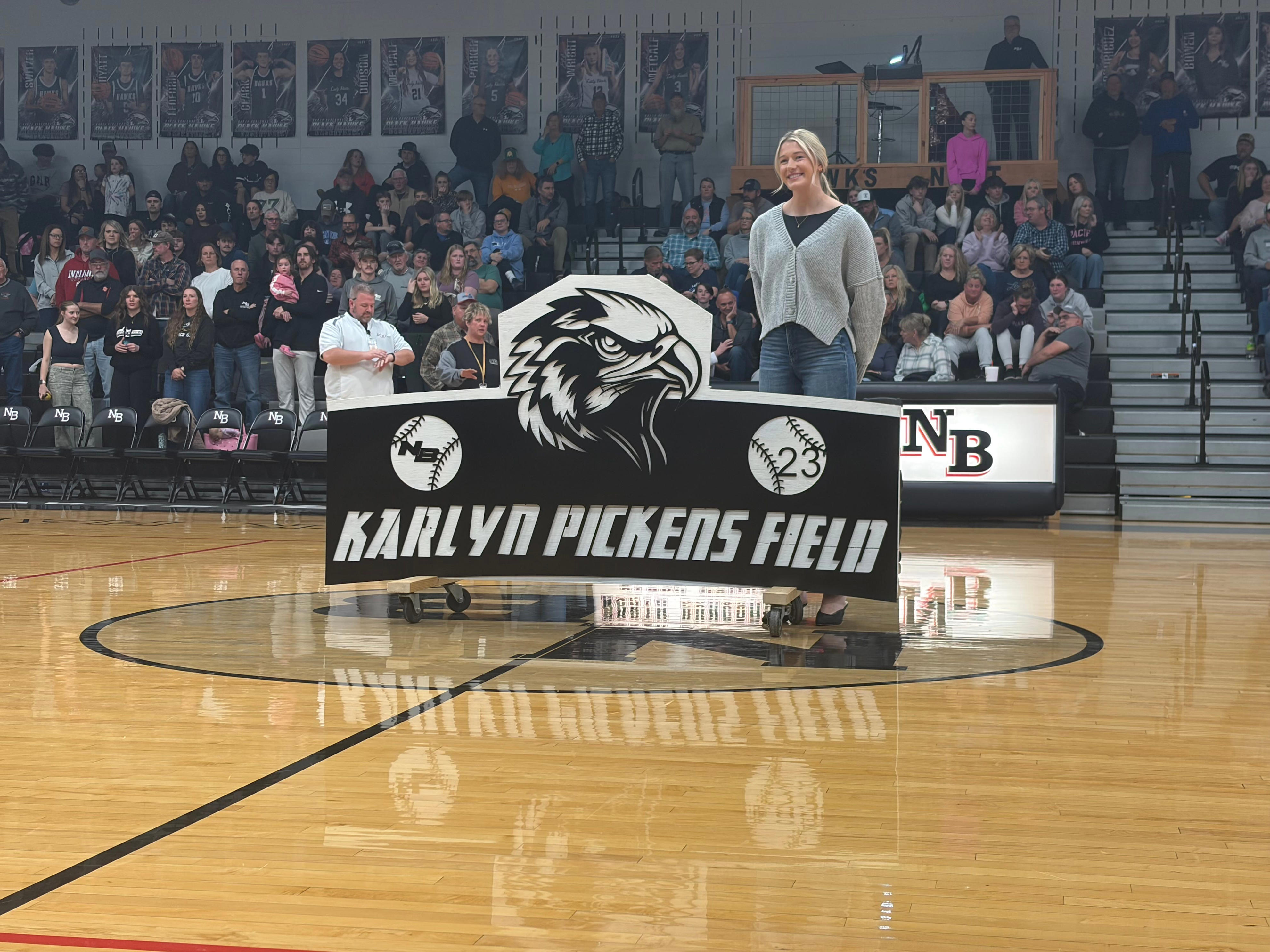 Tennessee softball, North Buncombe's Karlyn Pickens has field named for her