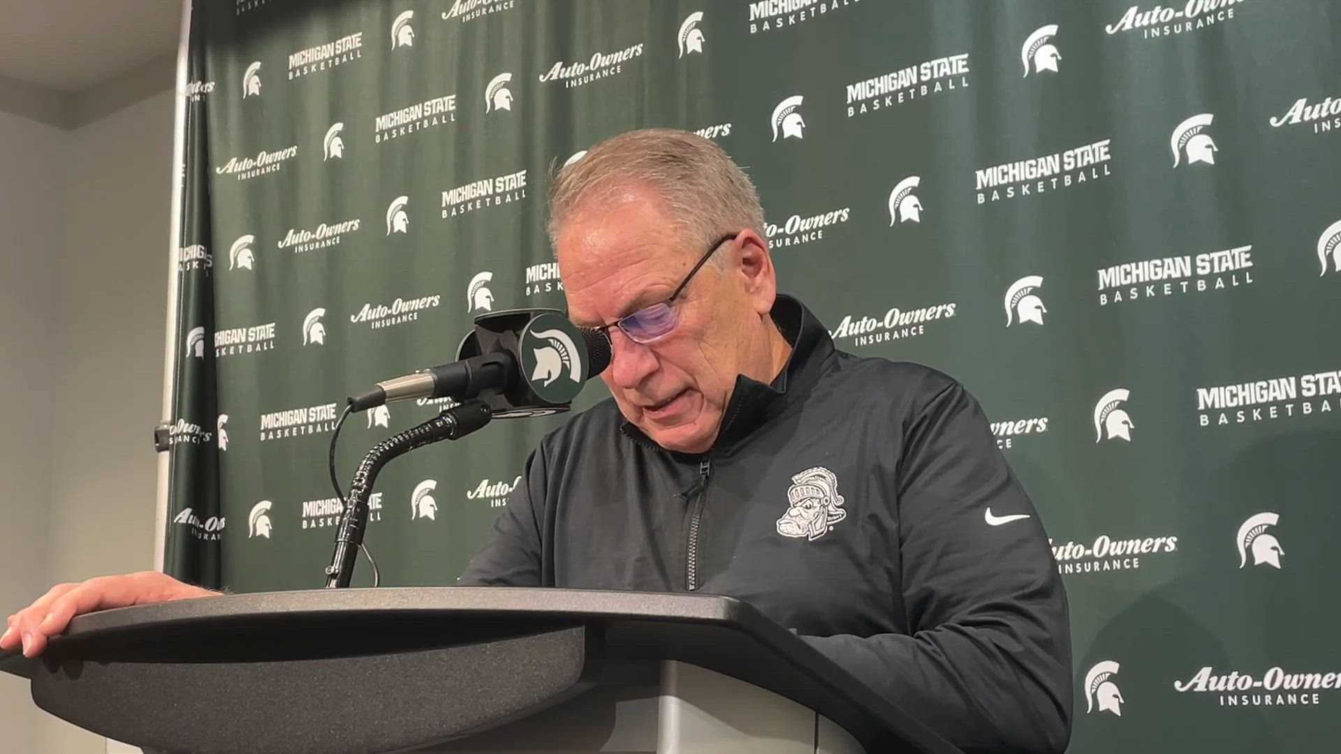 Michigan State Spartans HC Tom Izzo on who's playing better and more