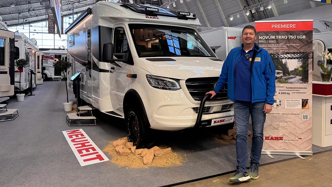 Kabe TM Novum TRAQ 750 LGB (2026): Erster Kabe-Teilintegrierter mit 4x4 ...