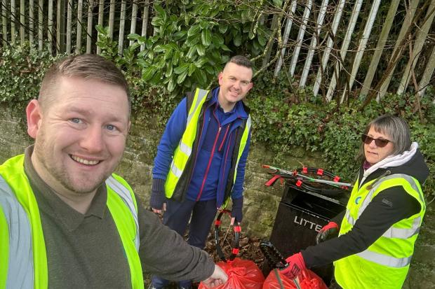 Almost 40 bags of rubbish collected in Wrexham communities clean-up