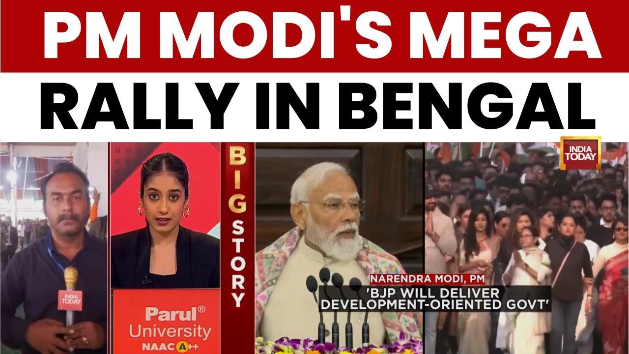 PM Narendra Modi's mega political rally in Bengal: 1st sleeper Vande ...