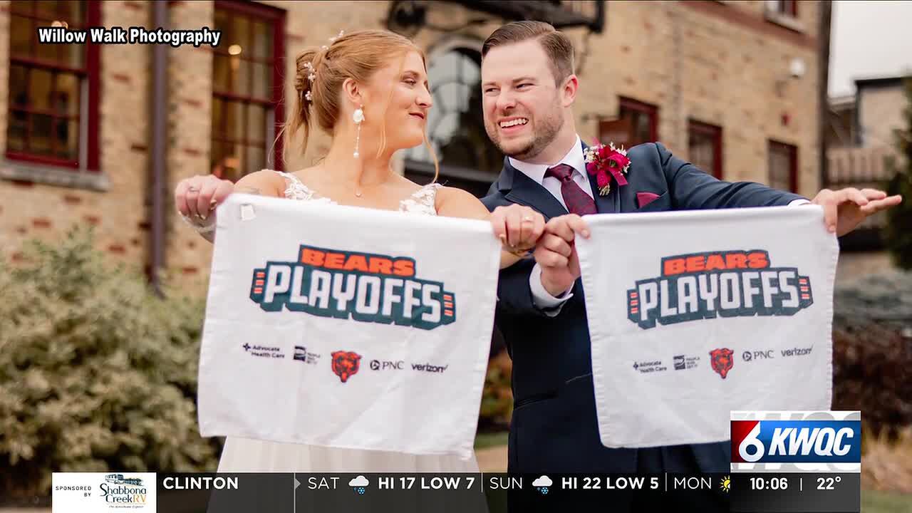 First date at Bears’ playoff game in 2019 leads to marriage for KWQC ...