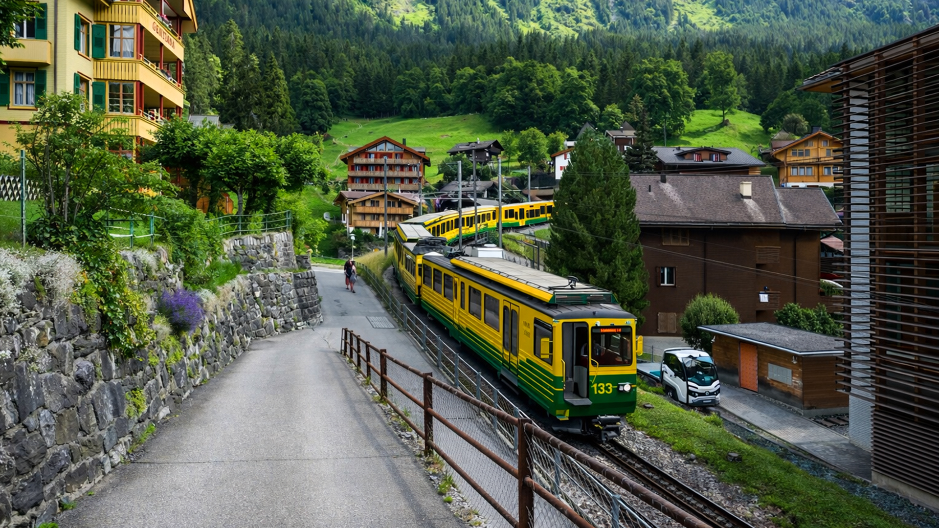 Is Wengen the most peaceful village in Switzerland?