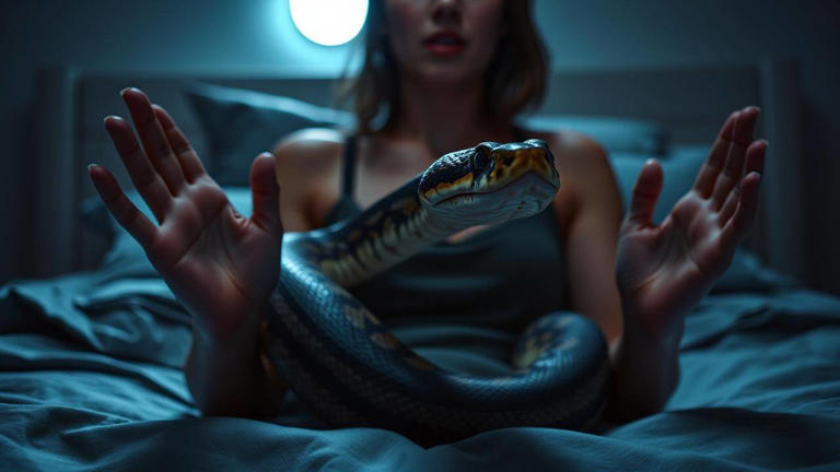 Unexpected visitor: Australian wakes up to python curled up on her ...