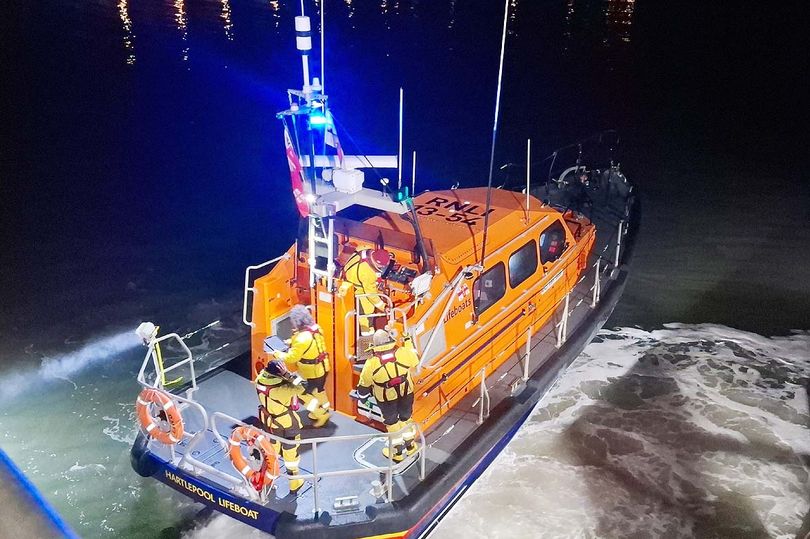 Person hauled from from cold sea off Hartlepool coast suffering with ...