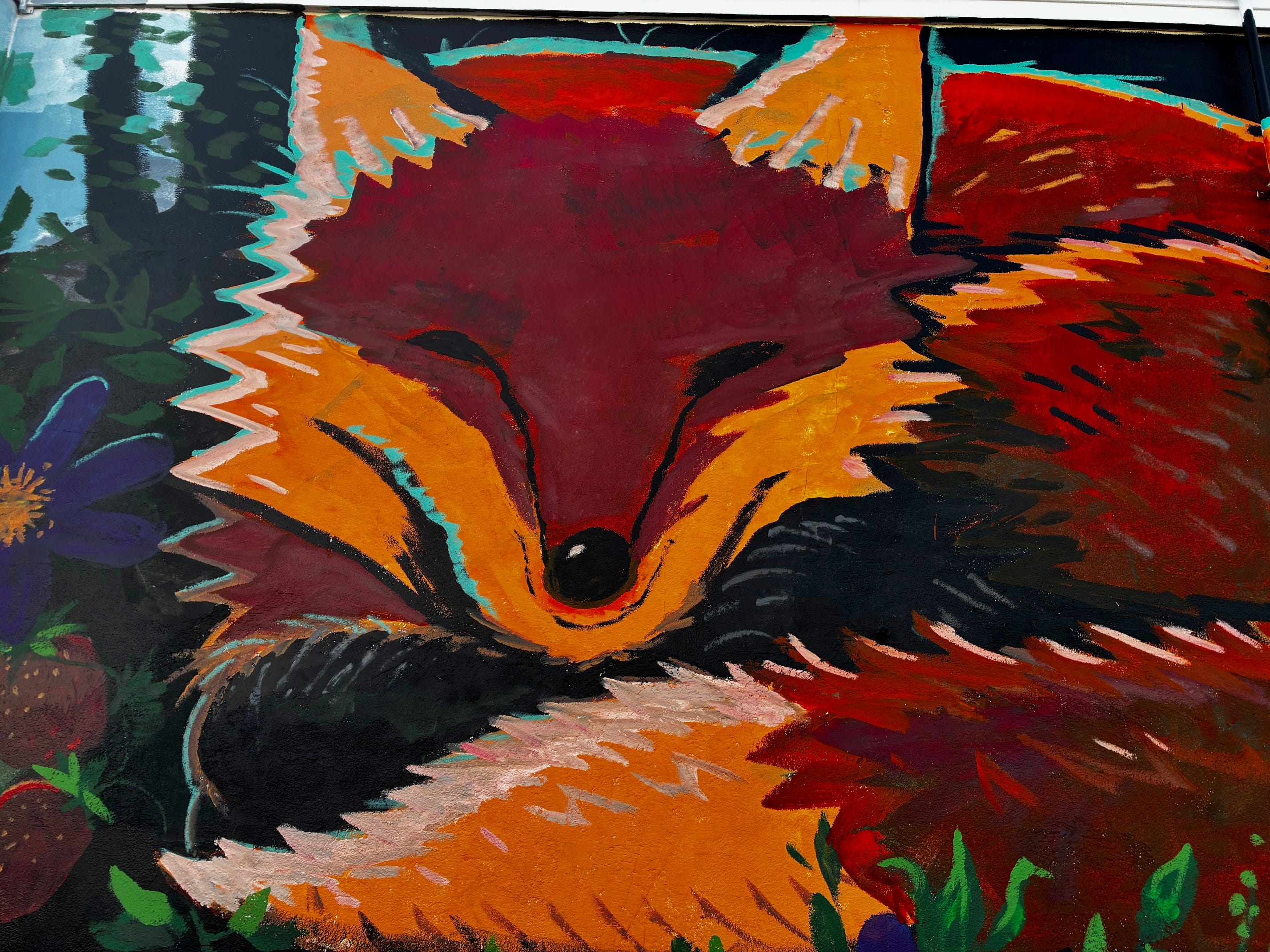 South Shore man turns 'eyesore' wall into work of art. What he did