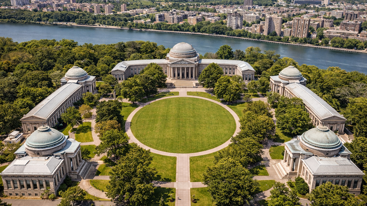Aerial view of the Hall of Fame for Great Americans