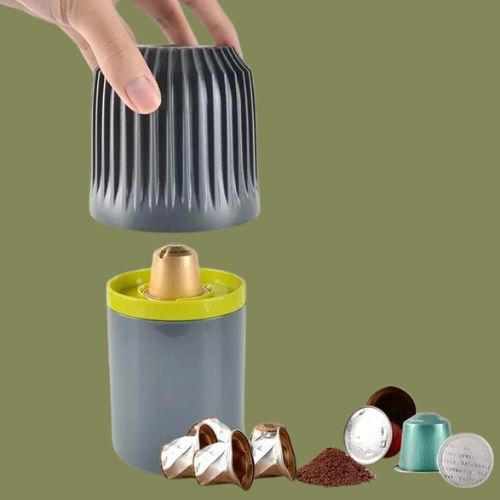Alessi's coffee capsule crusher makes pod disposal chic