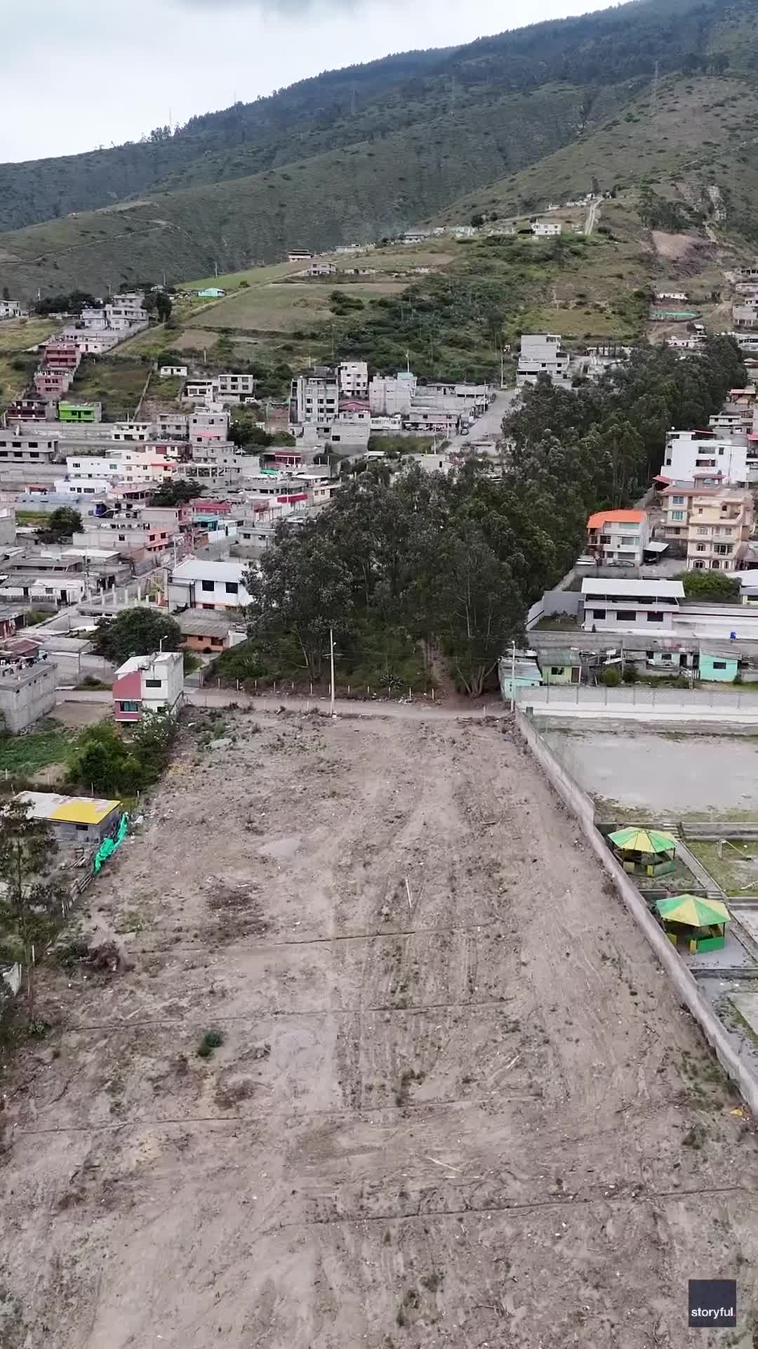 Drone footage shows effects of deforestation in Ecuadorian capital