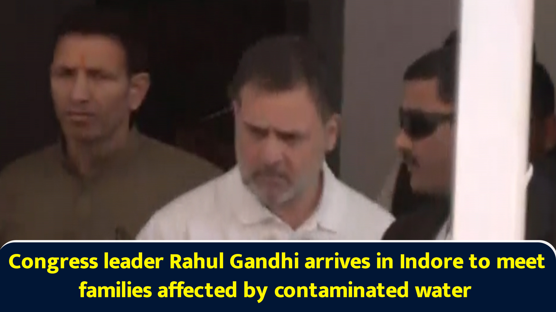 Congress leader Rahul Gandhi arrives in Indore to meet families ...