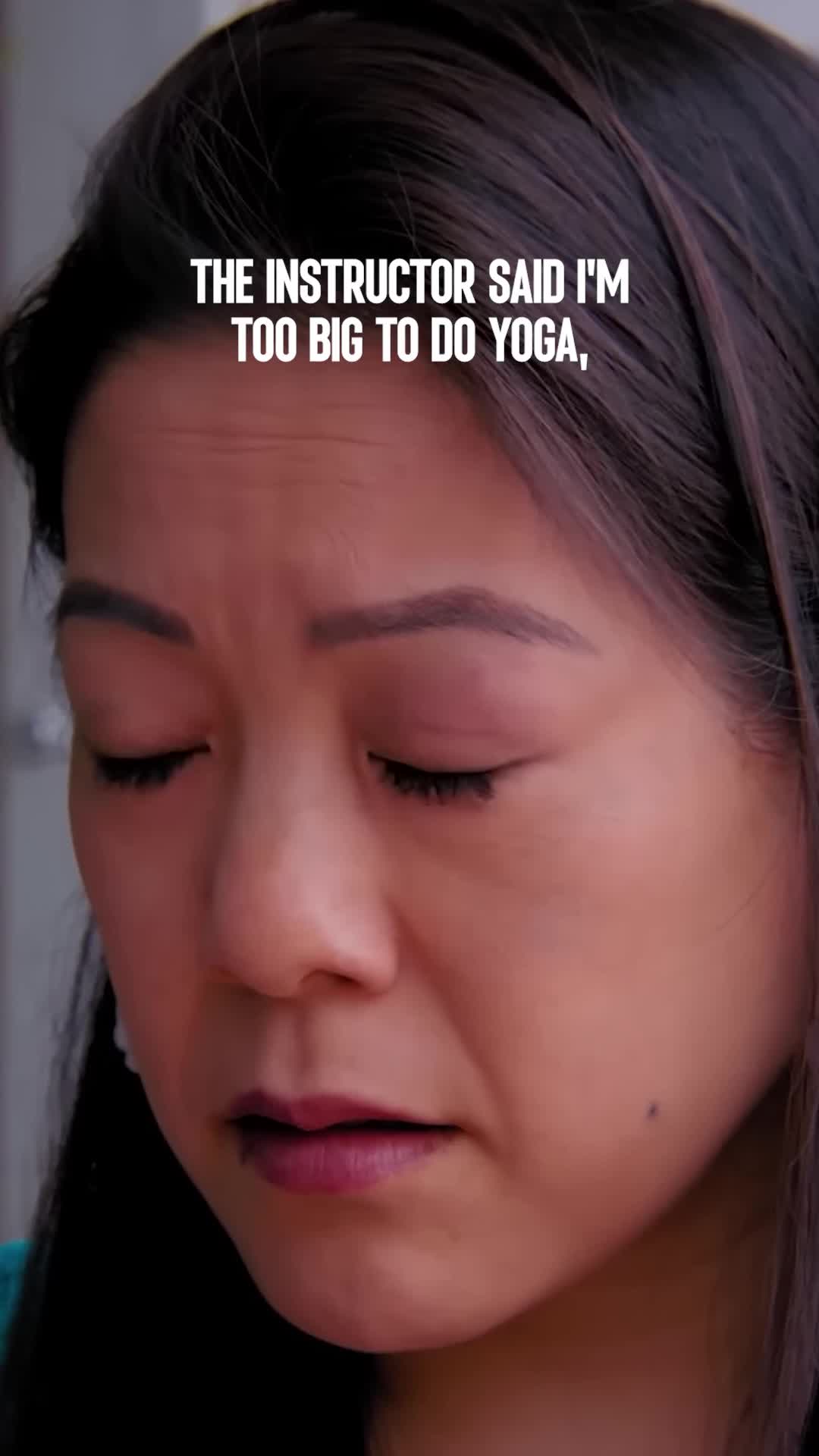 Yoga teacher fat shames her!