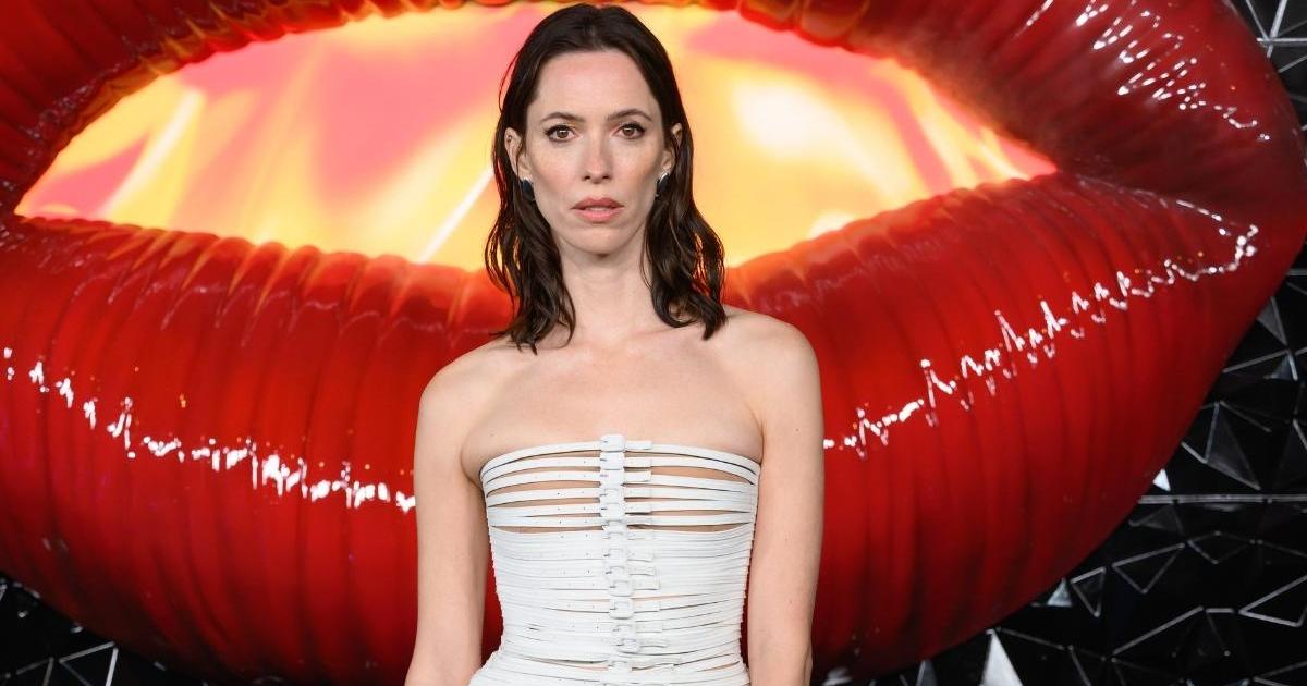 Rebecca Hall's Courreges top is basically only tiny belts