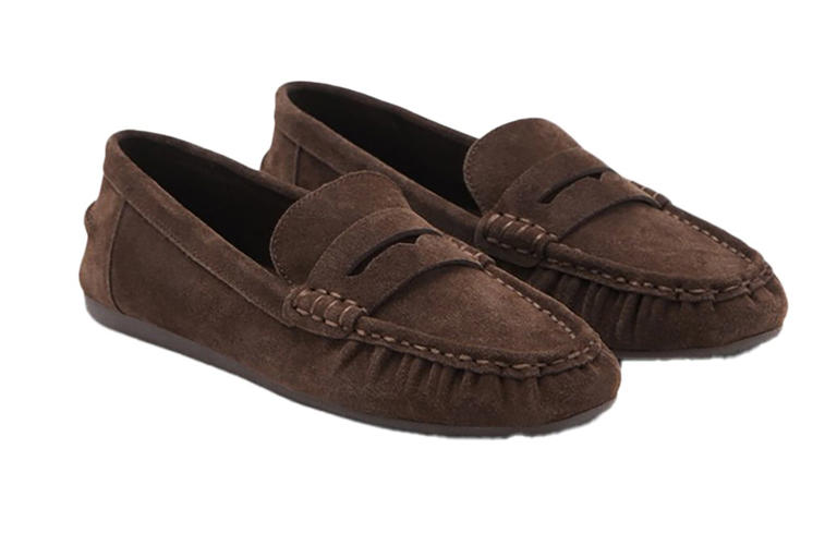 Gigi Hadid swapped her classic black loafers for this rich-looking ...