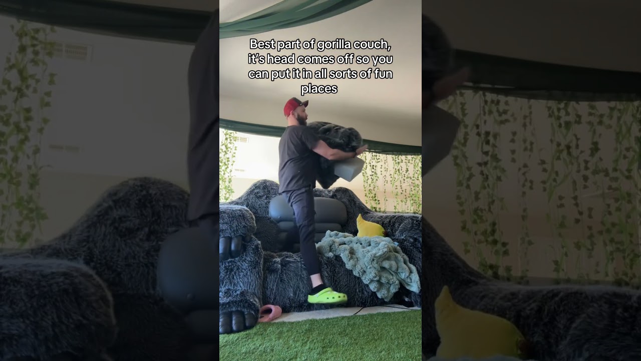 Why I chose a gorilla-shaped couch for our home