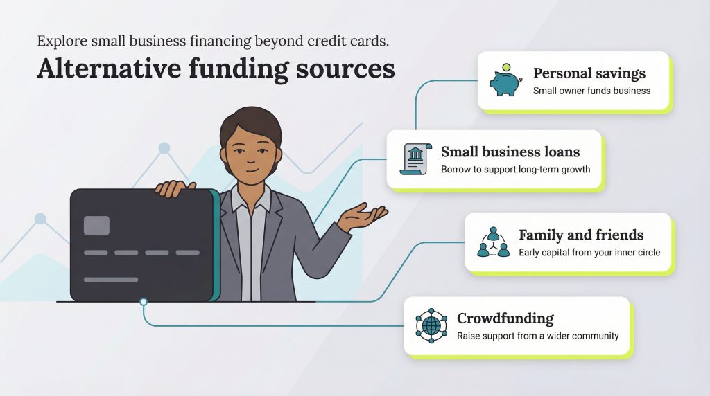 How to properly use a credit card to finance your small business