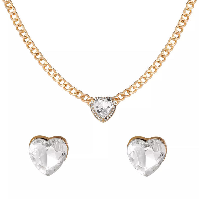 Jessica Simpson’s adorable heart-shaped crystal jewelry set is now $30 ...