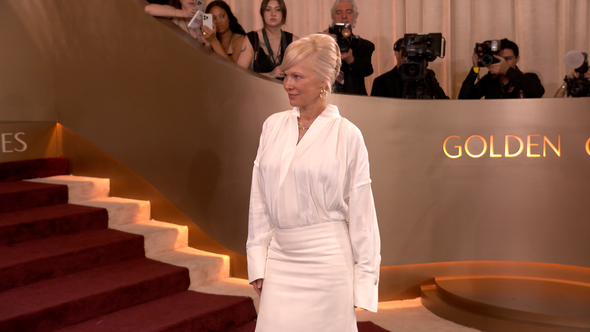 Pamela Anderson says seeing Seth Rogen at the Globes felt yucky