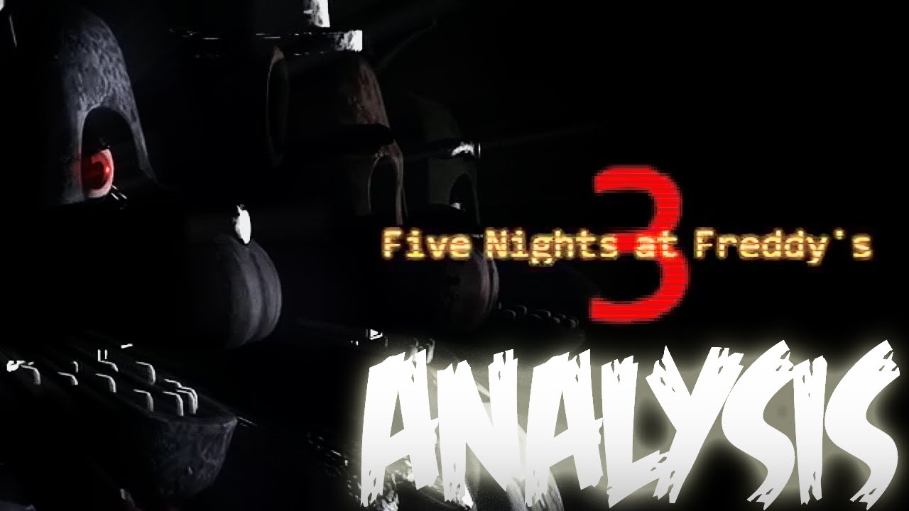Five Nights at Freddy's 3 trailer analysis Shadow Bonnie?