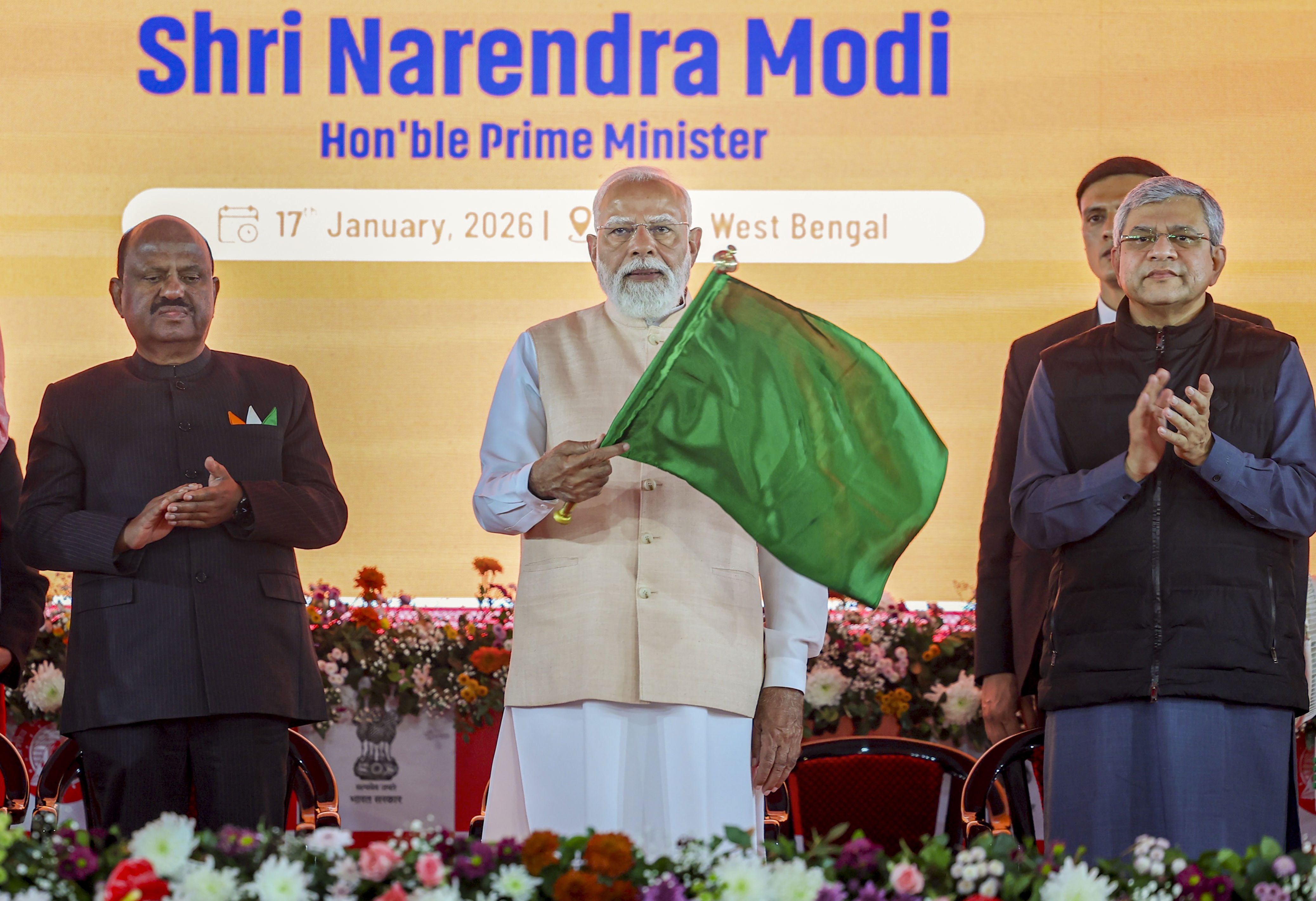 PM flags off first Vande Bharat sleeper train, launches rail, road ...