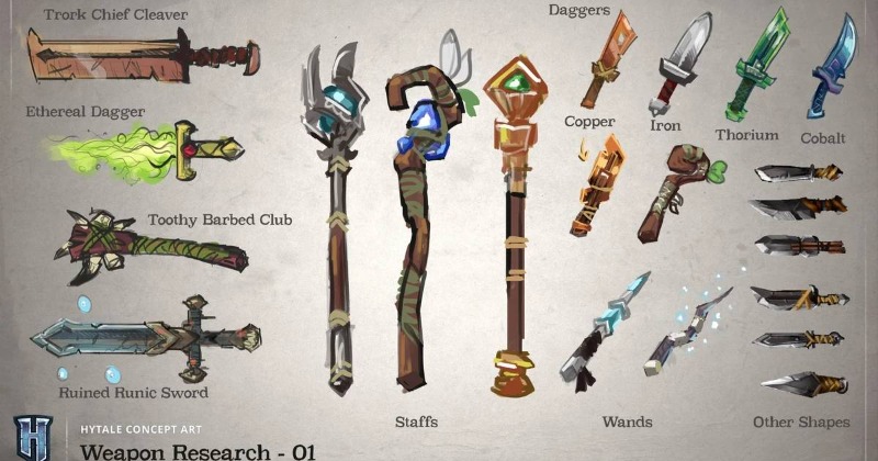Hytale weapons list: How to make shortbows, crossbows, swords, daggers ...