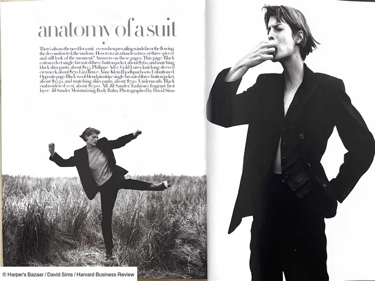 Bazaar légendes : le virage grunge de Linda Evangelista et David Sims