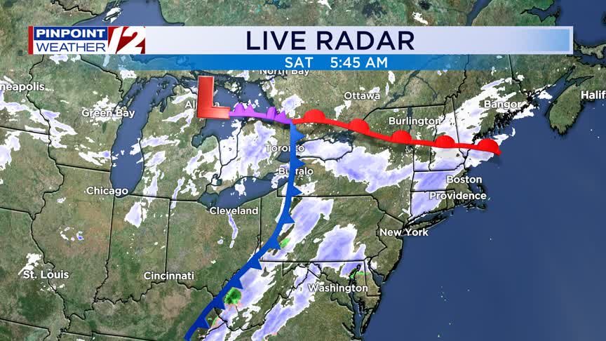 WPRI 12 weather now 1/17/26: Rain, snow showers today; light snow later ...