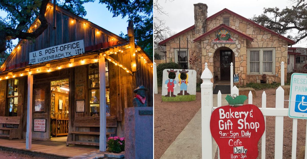 Texas highways that lead from one little village to another