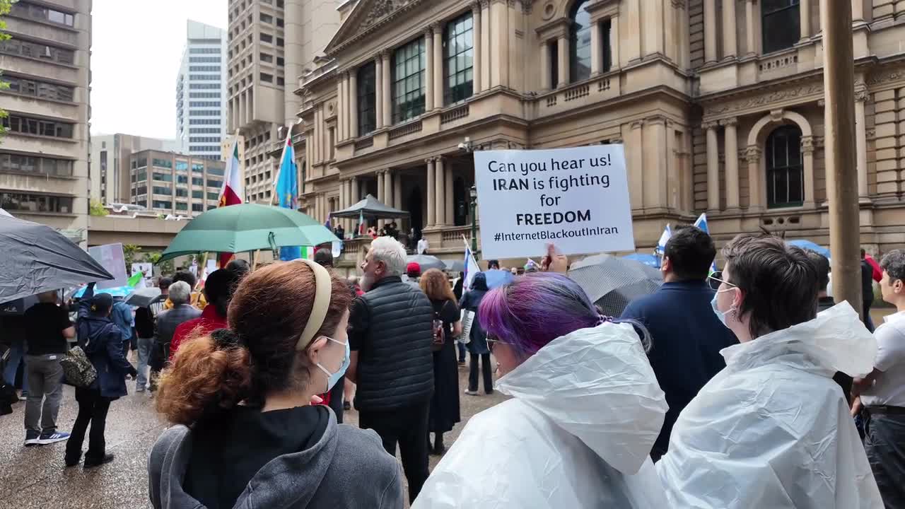 ‘Sydney for Iran’ rally, Sydney, Australia