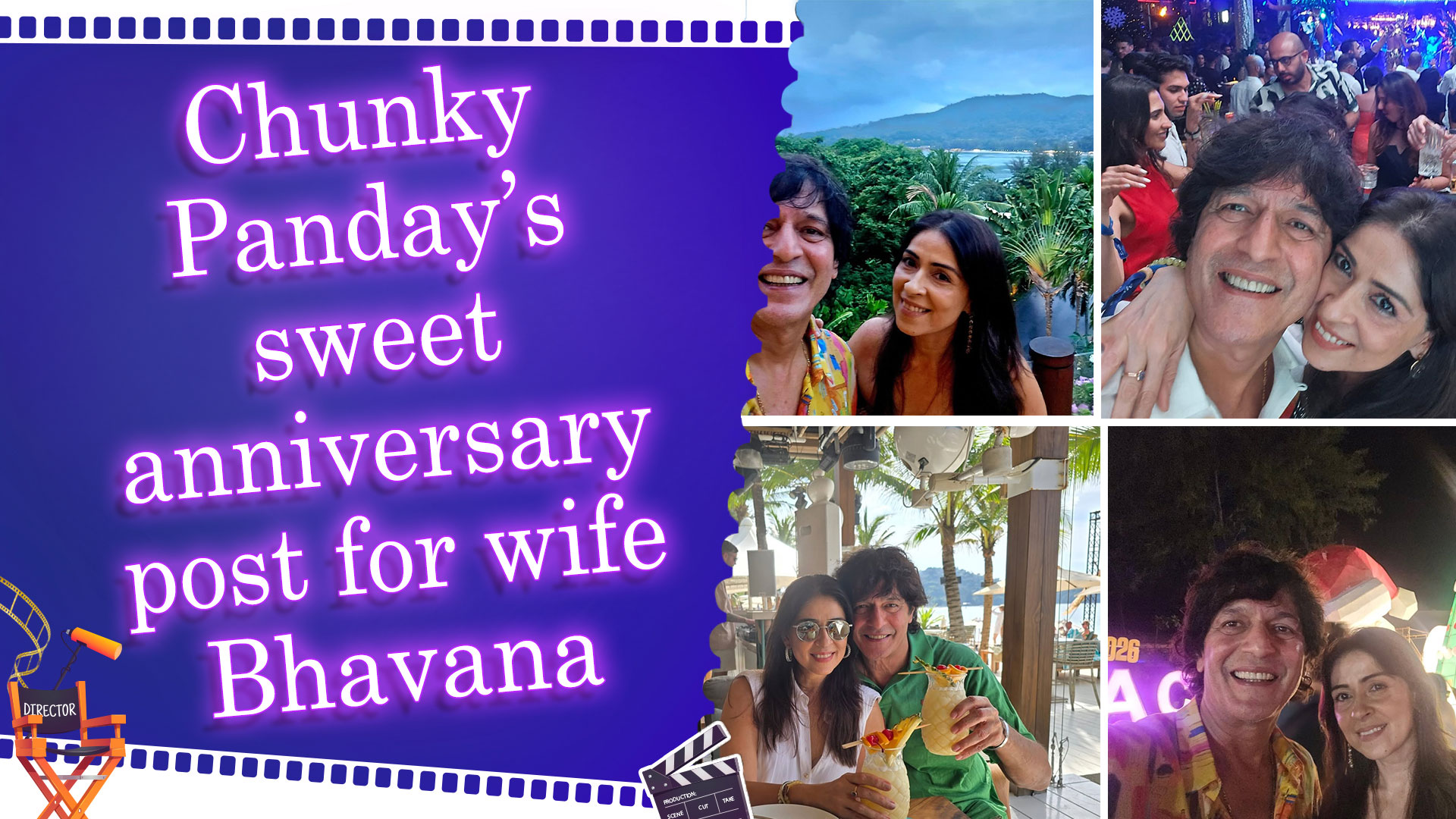 Chunky Panday celebrates wedding anniversary with wife Bhavana Pandey ...