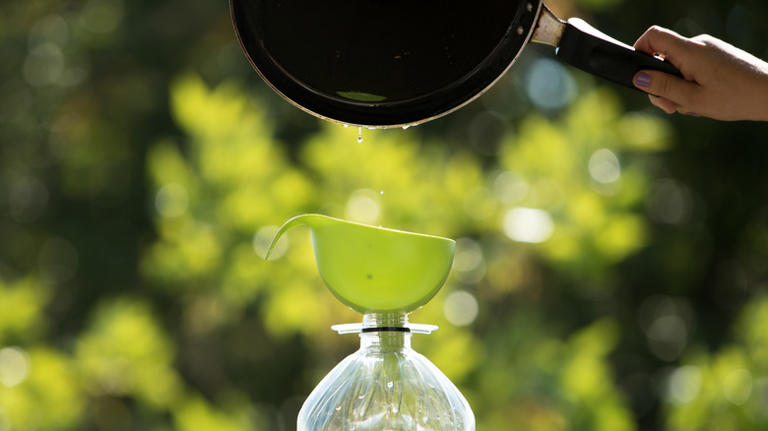 Martha Stewart's safe way to handle cooking oil sounds pricey