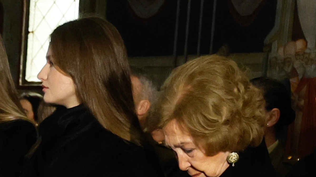 La familia real despide a la princesa Irene de Grecia en Madrid