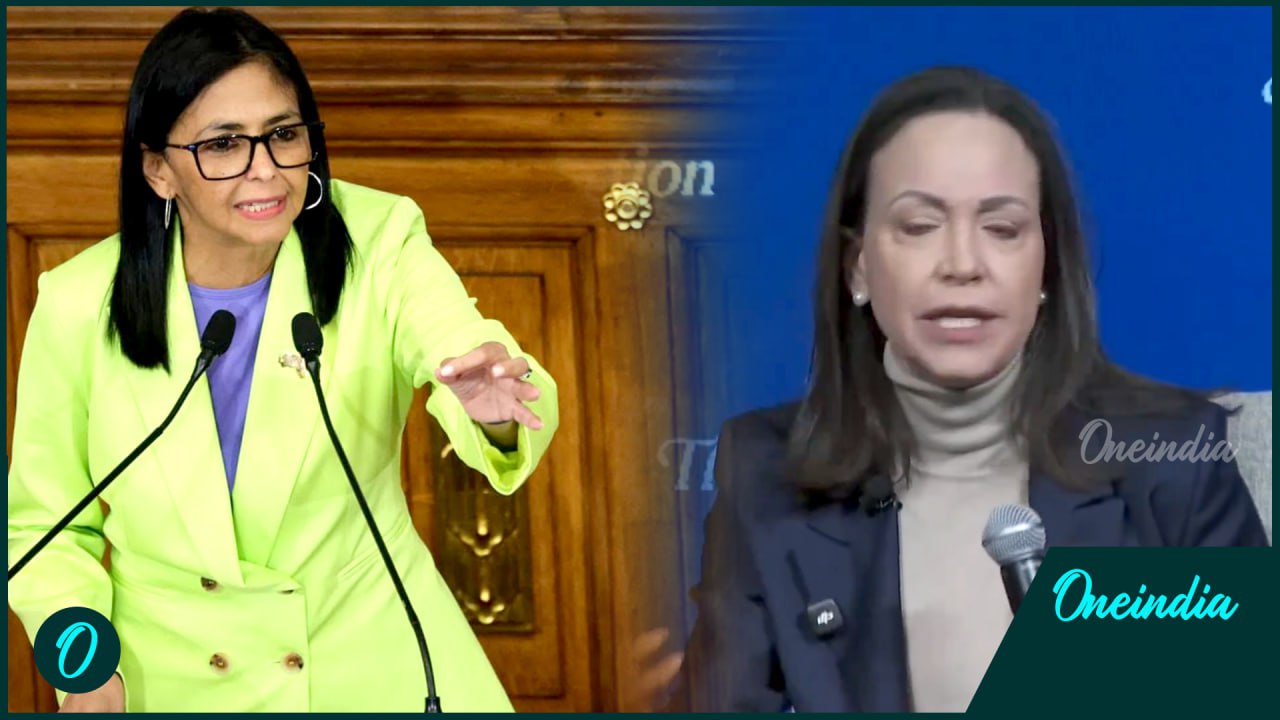 Machado Calls Venezuela’s Delcy Rogriguez a Russia-China-Iran Ally ...