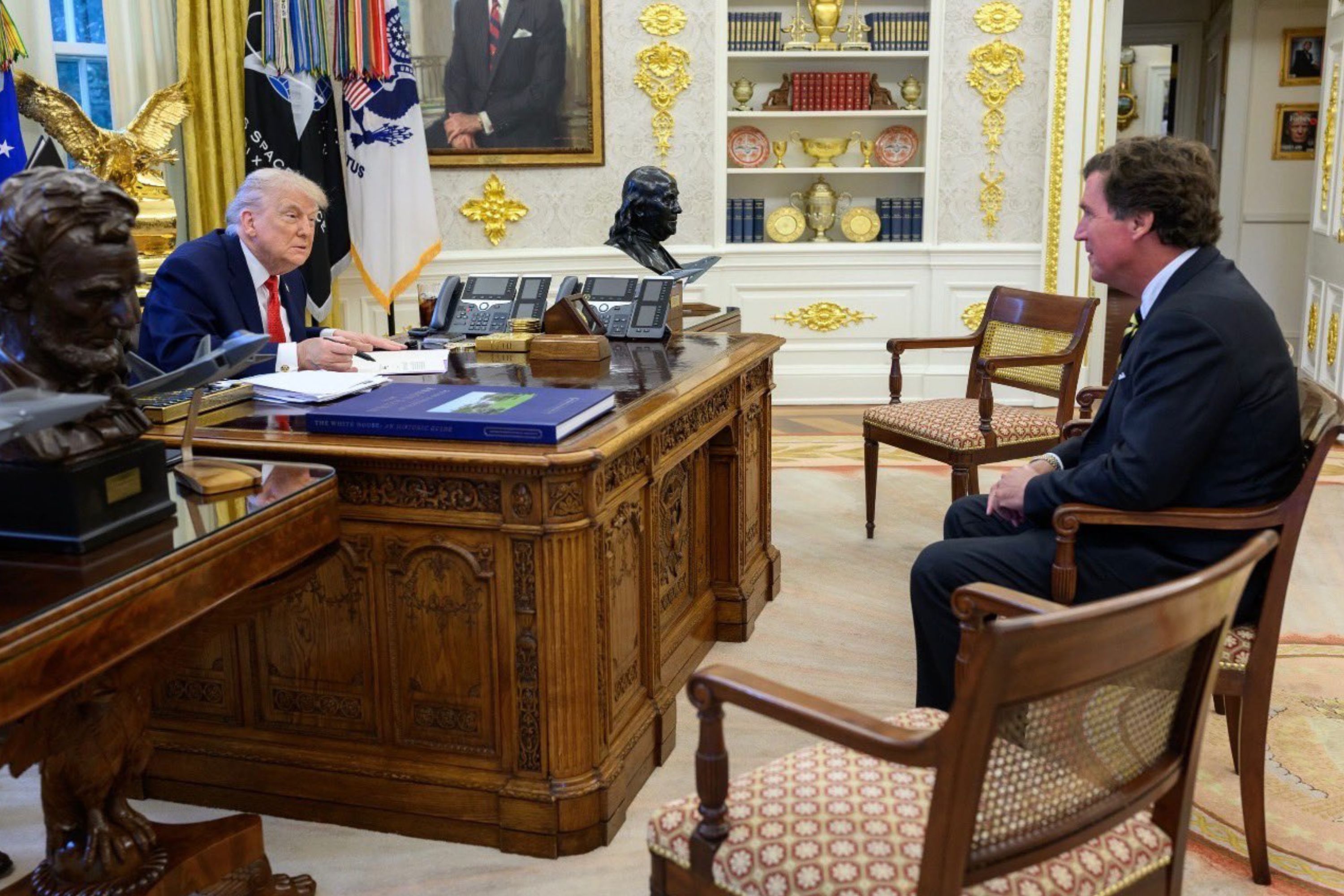 Tucker Carlson's White House visit sparks MAGA fury, JD Vance warning