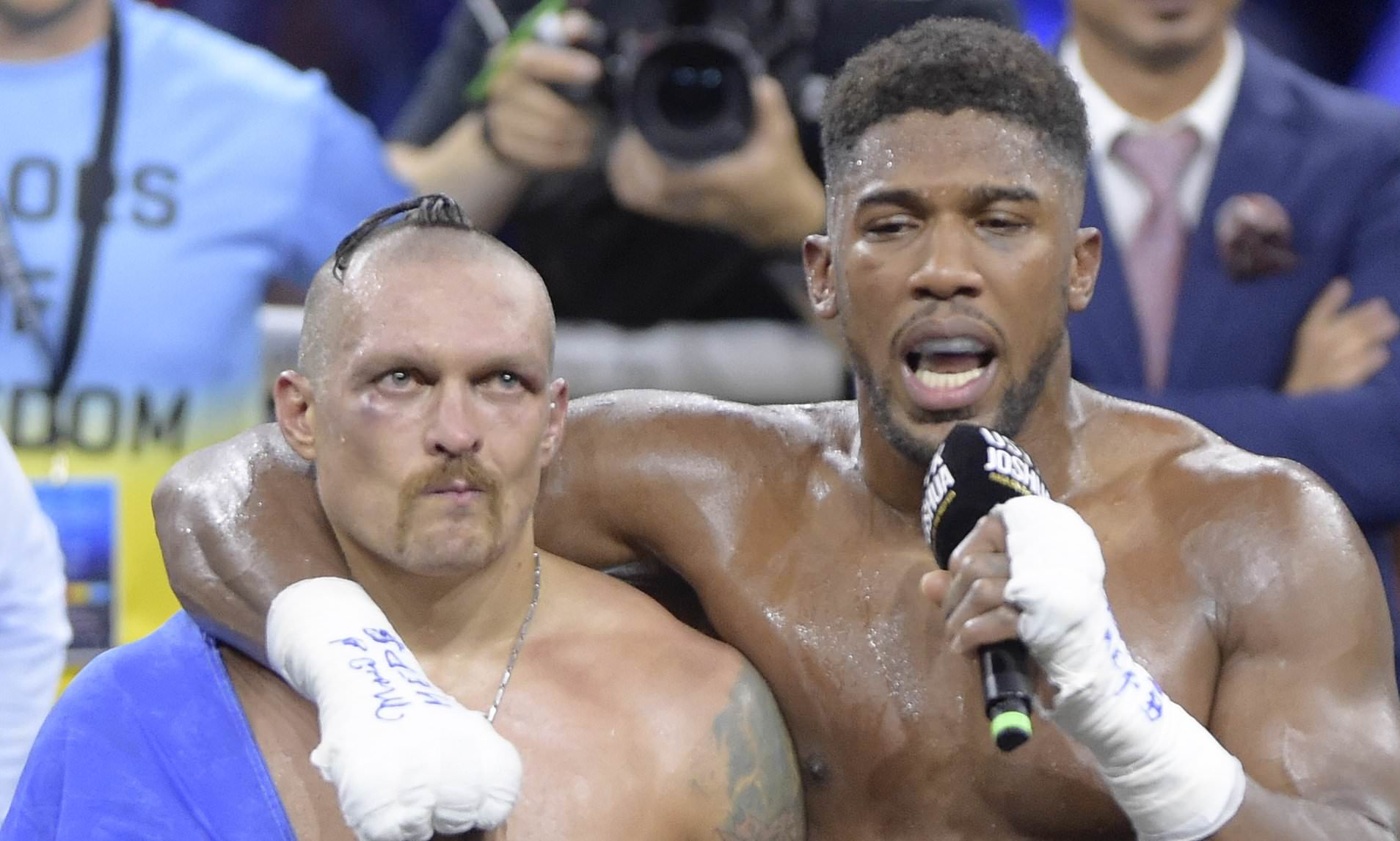 Oleksandr Usyk reveals details of heartfelt call with Anthony Joshua ...
