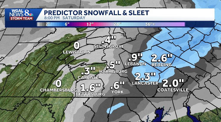 Impact morning: Snow showers expected this morning
