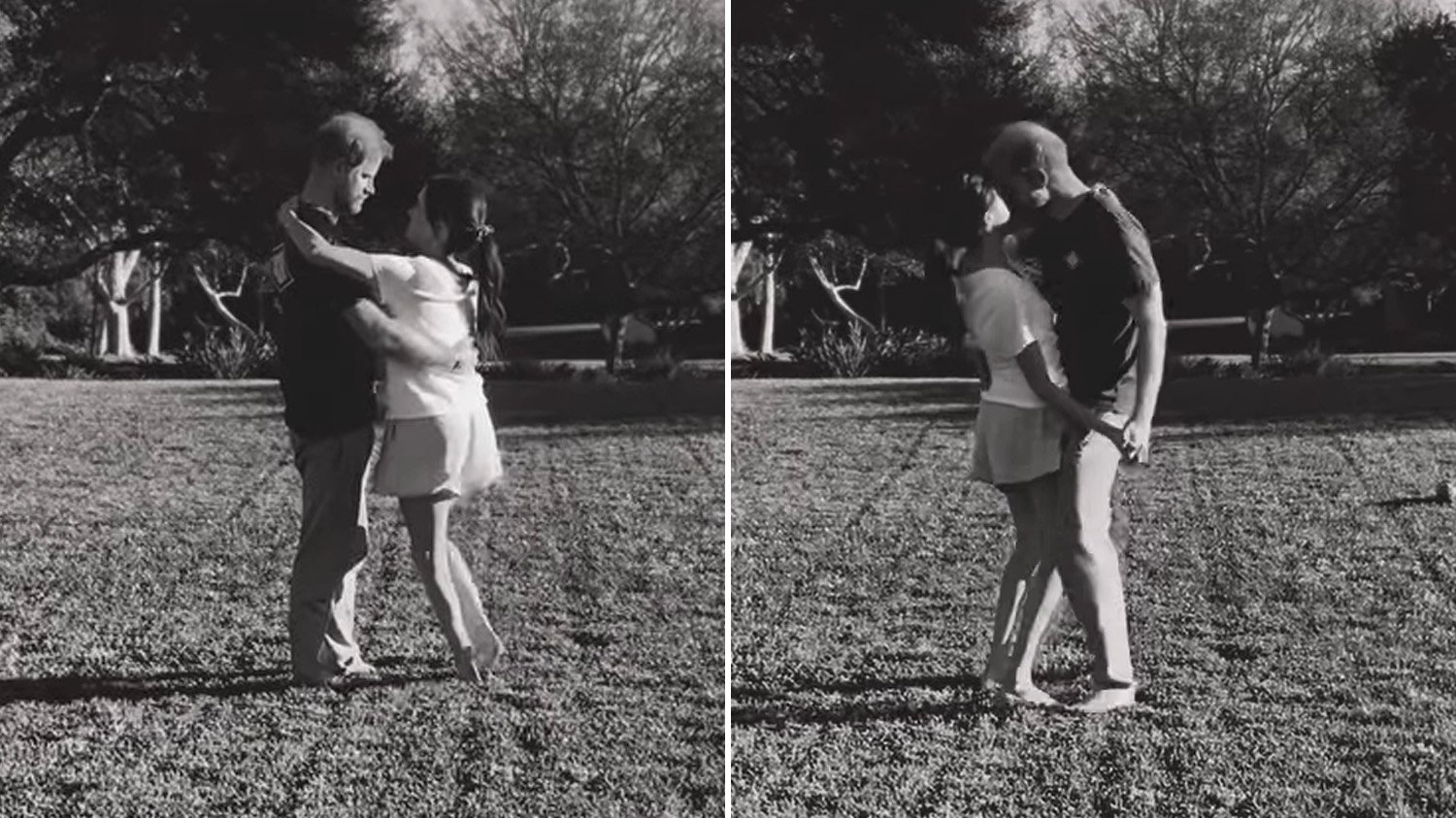 Meghan Markle shares video of her and Harry kissing